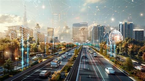 Efficiency Powered By Ai In Smart Cities Visualize Scenes Where A Smart