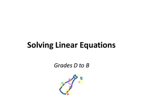 Gcse Solving Linear Equations Notes And Worked Examples Teaching