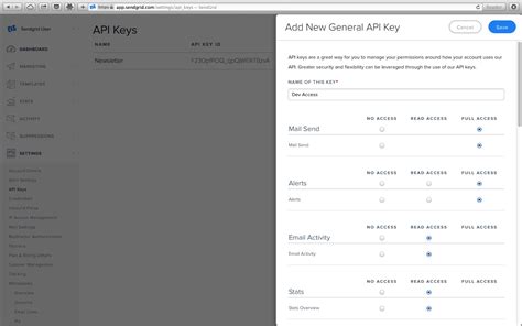 introducing api key permissions sendgrid