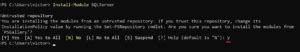 Getting Started With PowerShell Invoke SQLCmd Command