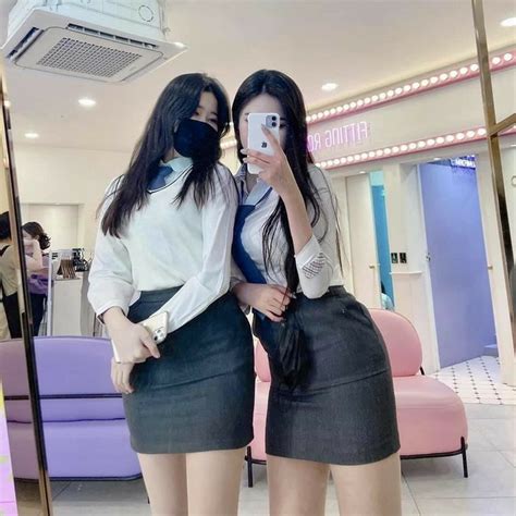 Pinterest 교복 스타일 여자 교복 가을 패션