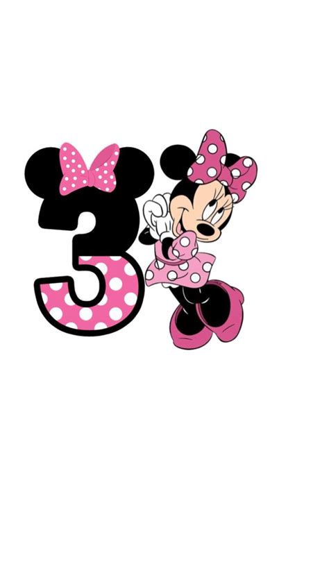 Pin De Noelia Giglio En Cumpleaños De Minnie En 2025 Imprimibles