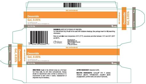 Desonide Gel Fda Prescribing Information Side Effects And Uses