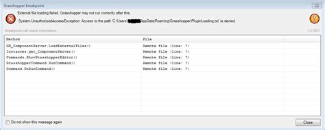 Grasshopper Fails To Load Plugin On Start Sometimes Grasshopper McNeel Forum