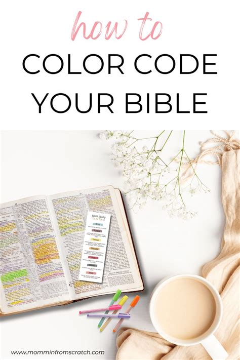 Learn How To Use This Bible Color Code System With Simple Ways To Chart Out Your Bible And