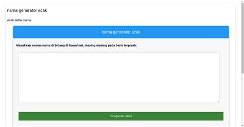 Nama Generator Acak