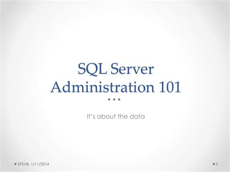 PPT How To Feed Care For A SQL Server PowerPoint Presentation ID