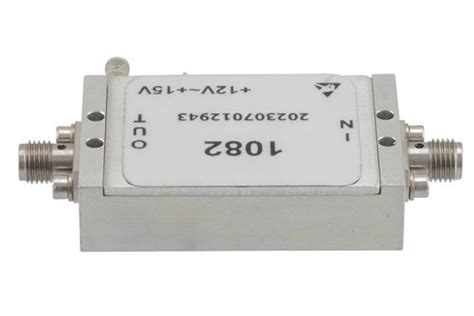 13 Db Nf Low Noise Amplifier Operating From 10 Mhz To 1 Ghz With 34 Db Gain 27 Dbm P1db And Sma