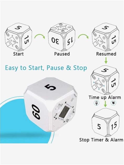 Buy Portronics Timeout Por 650 Countdown Timer Cube White Online At