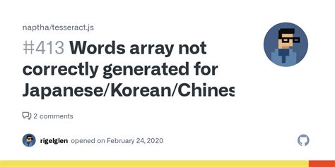 Words Array Not Correctly Generated For Japanesekoreanchinese · Issue