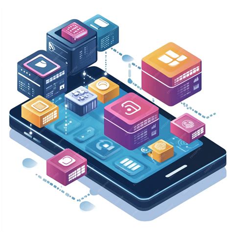 A Visual Of A Mobile Apps Microservices Architecture Being Deployed For