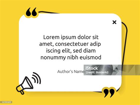 3d 버블 평가 배너 인용문 인포그래픽 따옴표를위한 소셜 미디어 게시물 템플릿 디자인 빈 말풍선 따옴표 거품 및 텍스트 상자