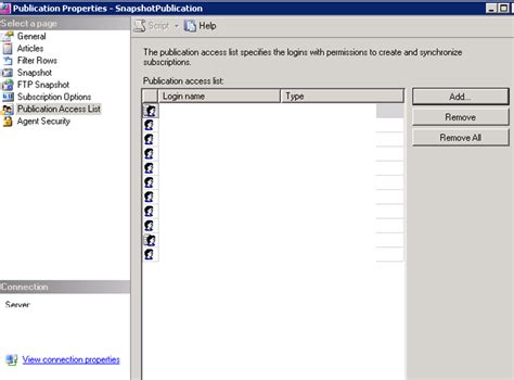 Snapshot Replication On Sql Server Database Tutorials