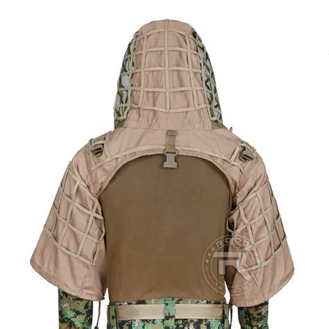 Tactical Cs Hidden Hunting Viper Hood Half Camouflage Sniper Ghillie