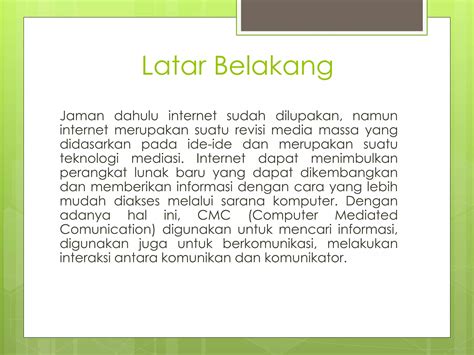 Computer Mediated Communication Theory | PPTX