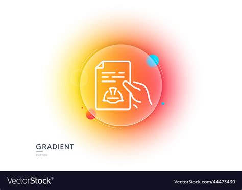 Engineering Line Icon Technical Documentation Vector Image