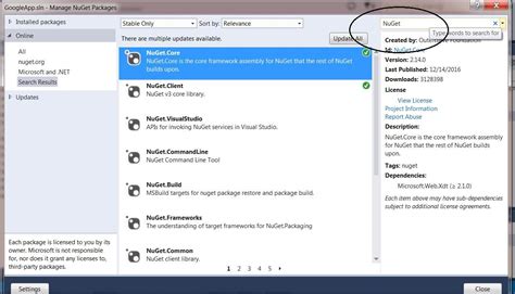How To Upgrade Nuget In Visual Studio 2013 Stack Overflow