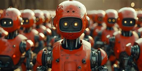 Premium Photo Dynamic Robo Concept Robotics Artificial Intelligence