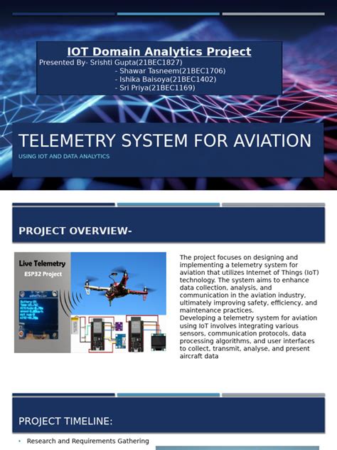 Iot Telemetry System For Aviation Project1 1 Pptx Read Only Pdf