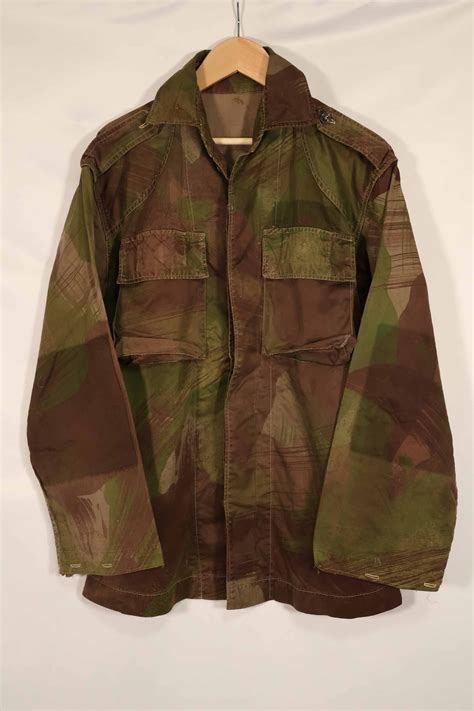 Real 1961 Arvn Windproof Camouflage Shirt Light Fabric Missing Butto