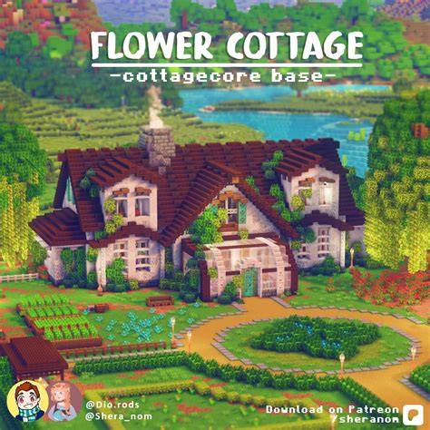 Cozy Cottage In Plains Biome Inspiration Small Village Minecraft
