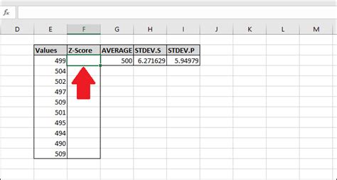 How To Calculate A Z Score Using Microsoft Excel