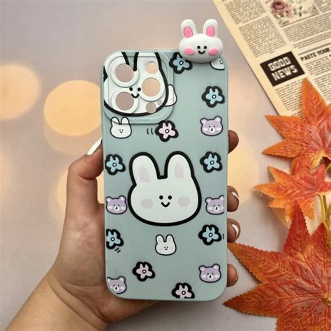 خرید و قیمت قاب گوشی Iphone 13 Pro Max آیفون سیلیکونی فانتزی عروسکی