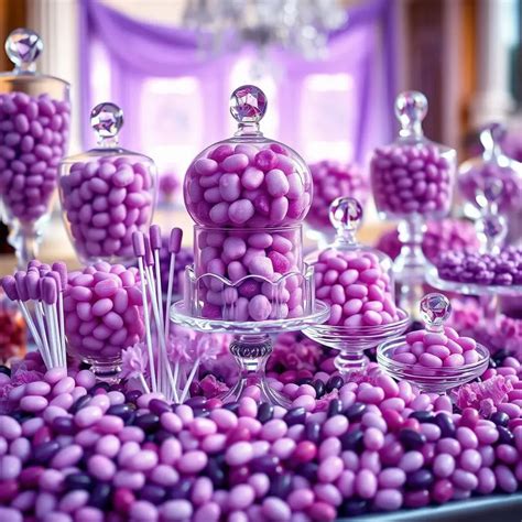 Stunning Purple Candy Buffet Ideas Buffet Inspiration