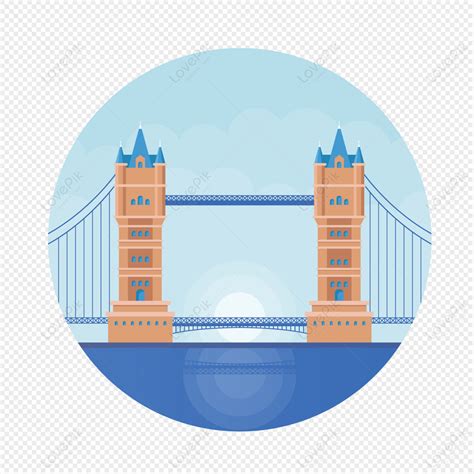 타워 브릿지 Png 일러스트 무료 다운로드 Lovepik