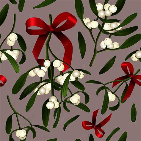 겨우살이 원활한 패턴 축하 크리스마스 배경 겨울 원활한 휴일 배경 일러스트 및 사진 무료 다운로드 Pngtree