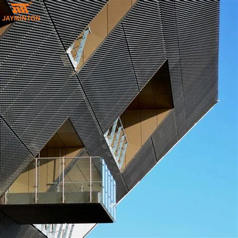 Aluminium Expanded Metal Curtain Wall Cladding Expanded Metal Mesh