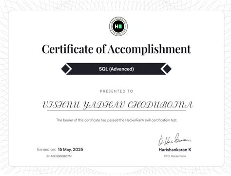 Sql Datascience Dataanalytics Databasemanagement Hackerrank
