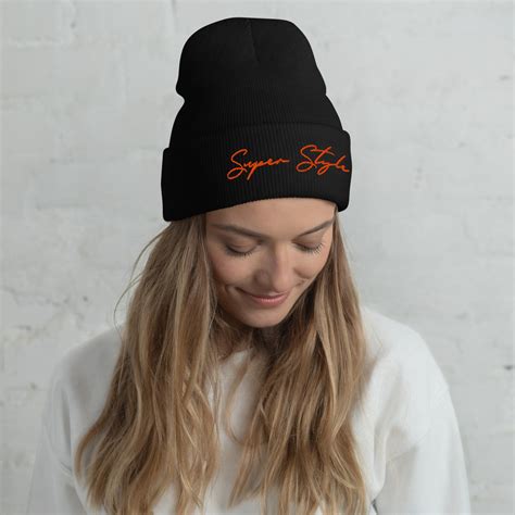 Cuffed Beanie Hypoallergenic Acrylic Winter Hat Unisex Super Style