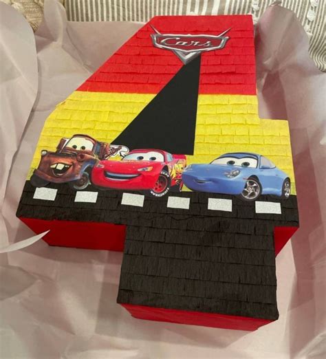 Number Pinata Inspired By Cars Etsy In 2025 Vorlage Einladung
