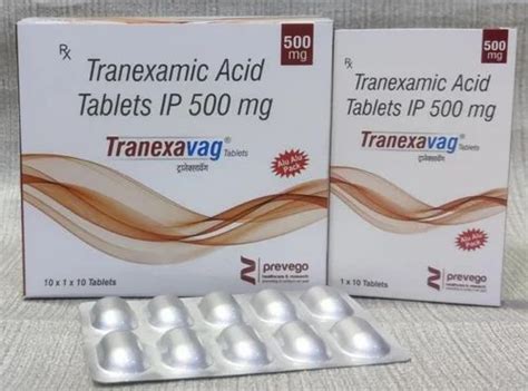 Tranexamic Acid 500 Mg Tab At ₹ 500box Tranexamic Acid Tablet In