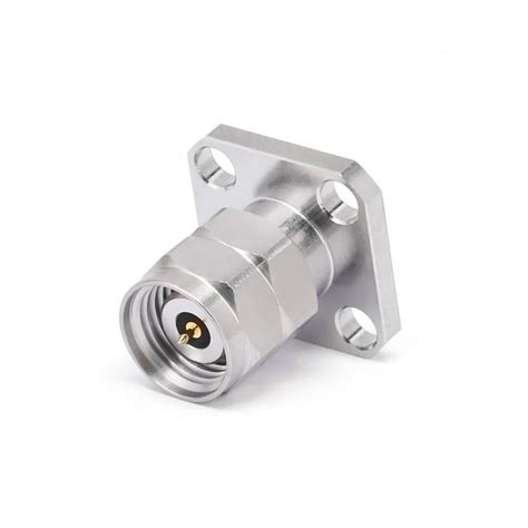24mm Male Connector Field Replaceable With 4 Hole Flange Dc 50ghz