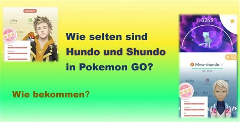 [2025] Wie Selten Sind Hundo Und Shundo In Pokemon Go Wie Bekommen