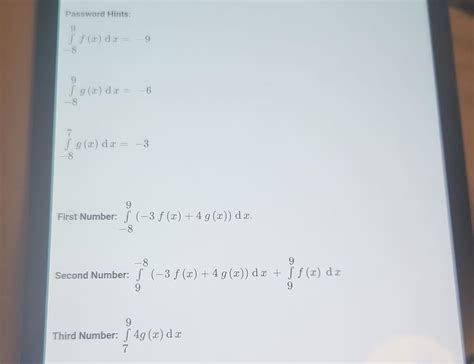 Solved Password Hints