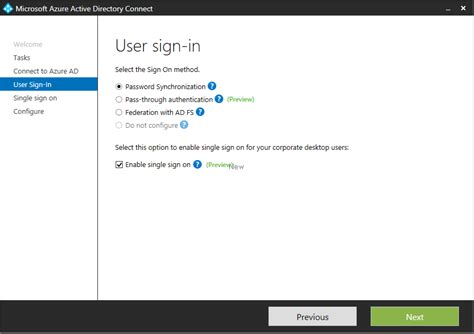 Single Sign On With Azure AD Connect Chris S Blog It S Called Thinking Go With It
