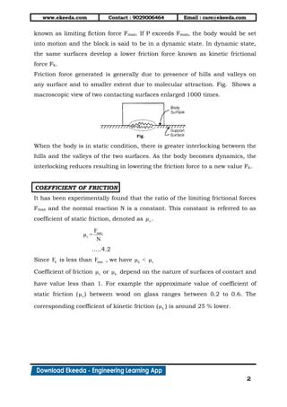 Friction PDF