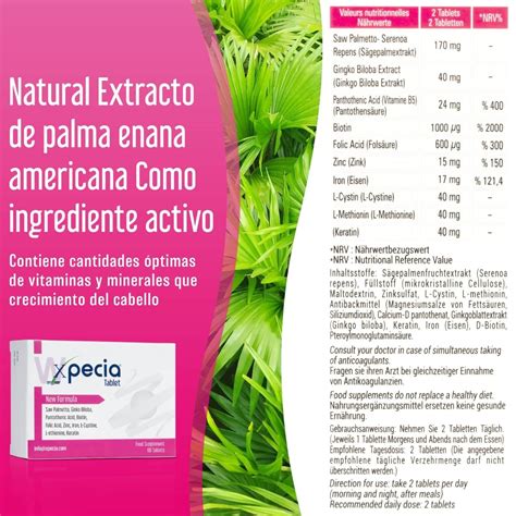 Xpecia woman vitamins alopecia - Saw Palmetto sale of Xpecia Original ...