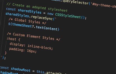 Taming The Shadow Dom Injecting Global Styles With Adopted Stylesheets Itdo