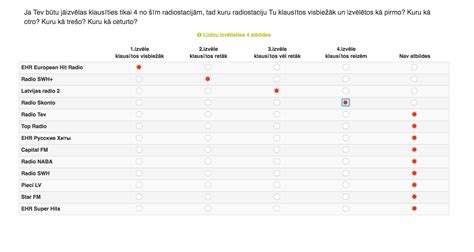 Disable Checkboxes In A Row If First Checkbox Is Selected Limesurvey