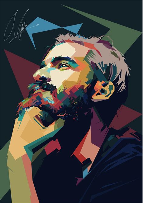 I Know You Love That Beard Pewdiepie 2017 Fanart Popart Portrait By