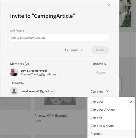 Solved How To Revoke Access To Shared Asset On Creative C Adobe