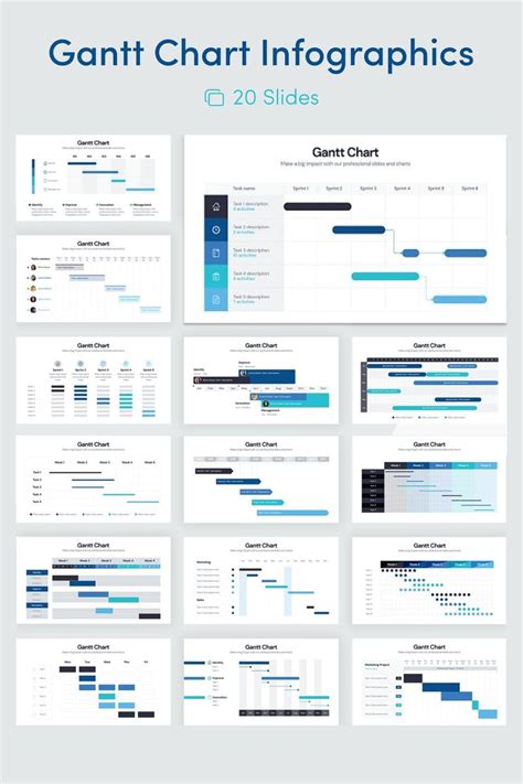 Gantt Chart Infographics Gantt Chart Chart Infographic Flow Chart Design