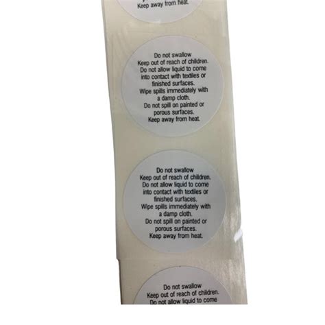 Diffuser Warning Labels 3cm 50pk Artisan Candle Supplies Diffuser Warning Labels 3cm 50pk Artisan Candle Supplies
