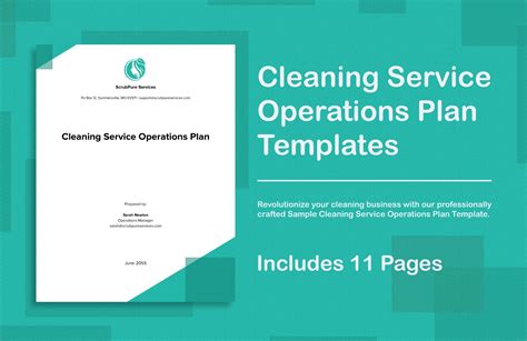 Free Cleaning Services Plan Templates Editable And Printable