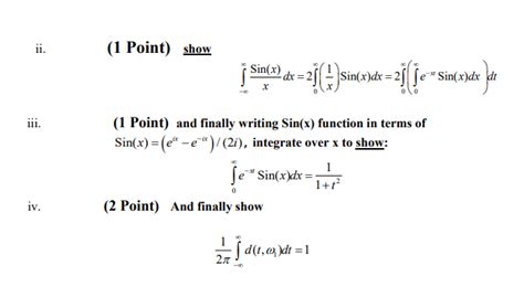 Solved 1 Review Rules For Integration Associated With Dirac