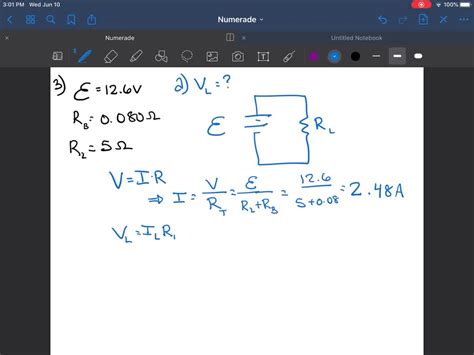 An automobile battery has an emf of V and an internal resistance of Ω The headlights